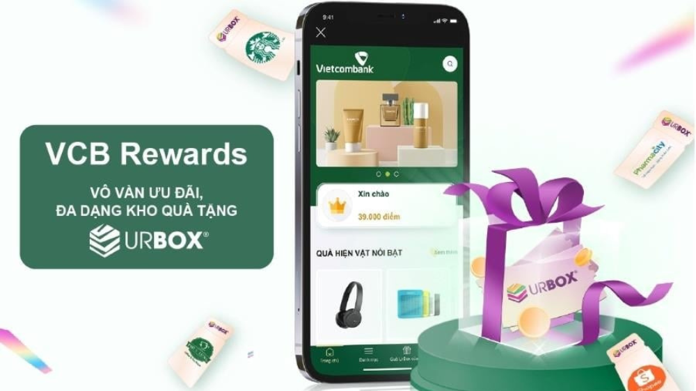 UrBox đồng hành cùng Vietcombank trong chương trình VCB Rewards